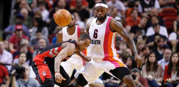 LeBron James comanda vitória do Heat contra Raptors; Leandrinho é ...