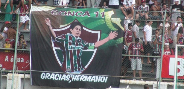 Darío Conca se despede dos jogadores do Fluminense nesta segunda-feira ...